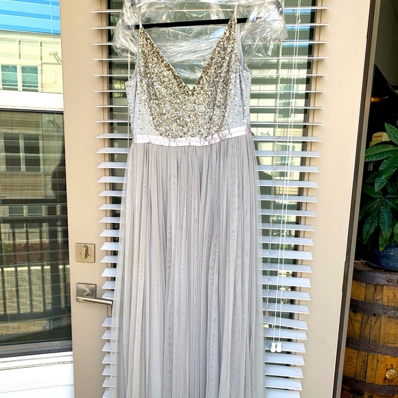 BHLDN | Dresses | Bhldn Avery Dress Fog Size 4 | Poshmark
